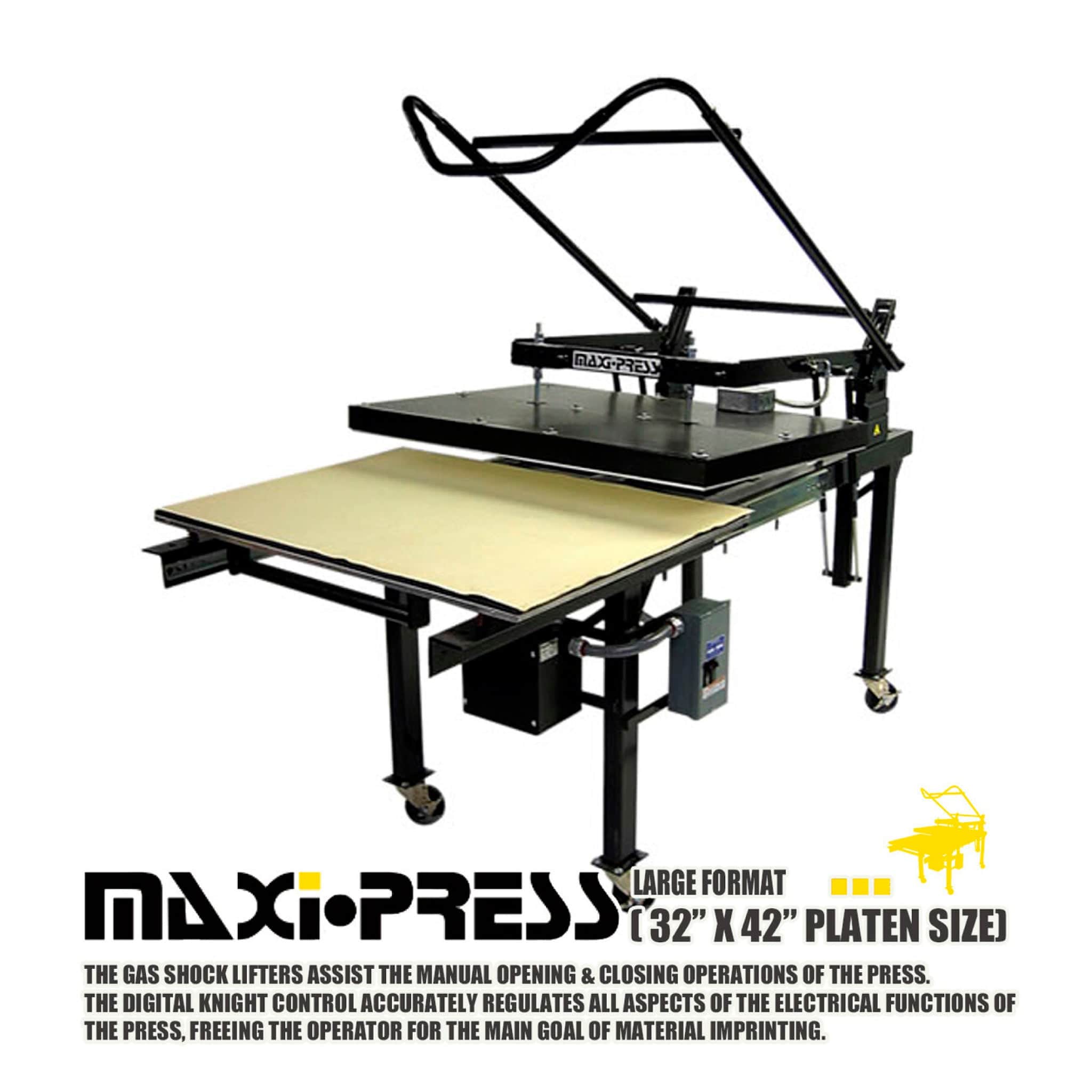 Geo Knight Maxi Press Manual | Large Format Heat Press | GPI Supplies
