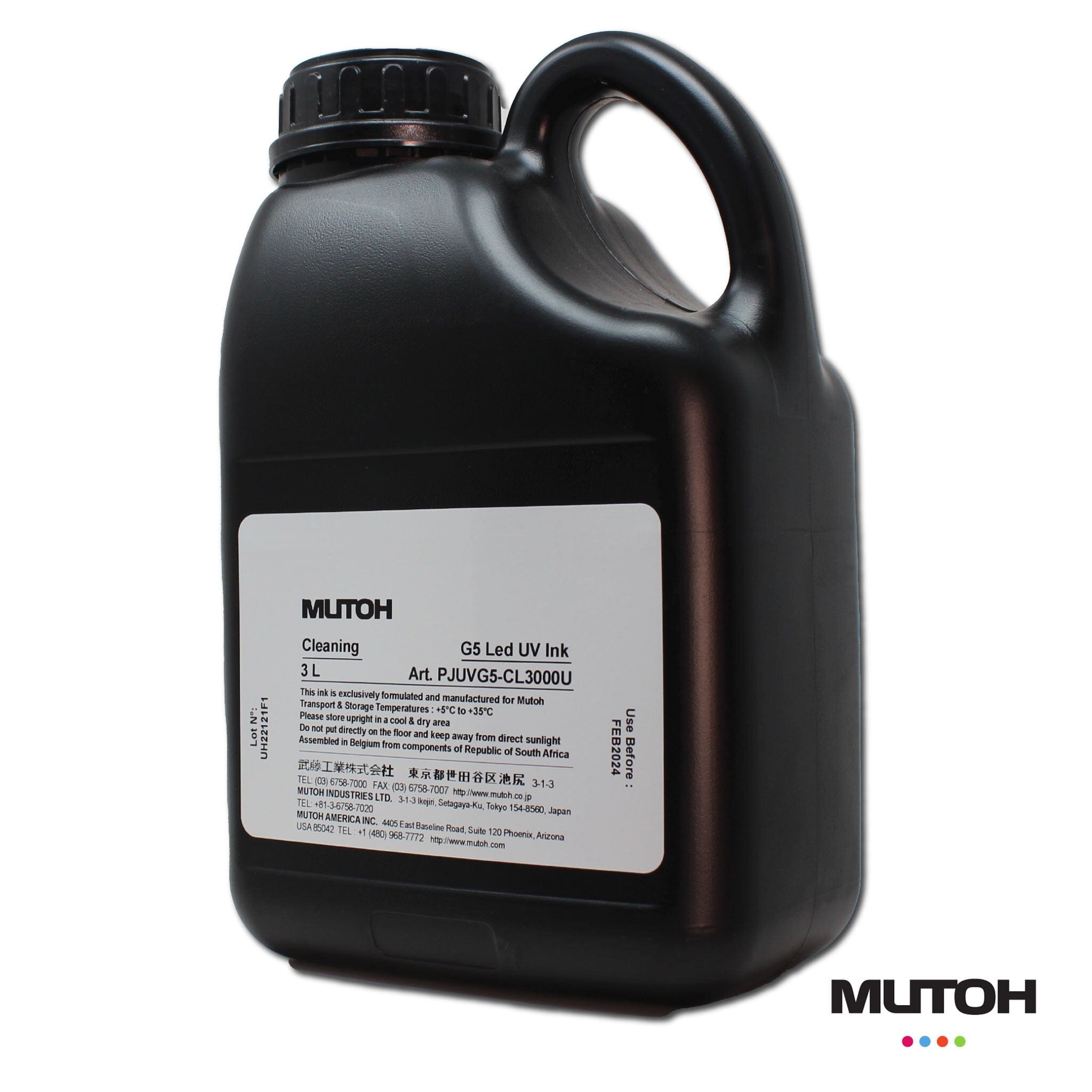 Mutoh UVG5 UV LED Ink 3000ML Cleaner For PJ2508UF Printers | GPI Supplies