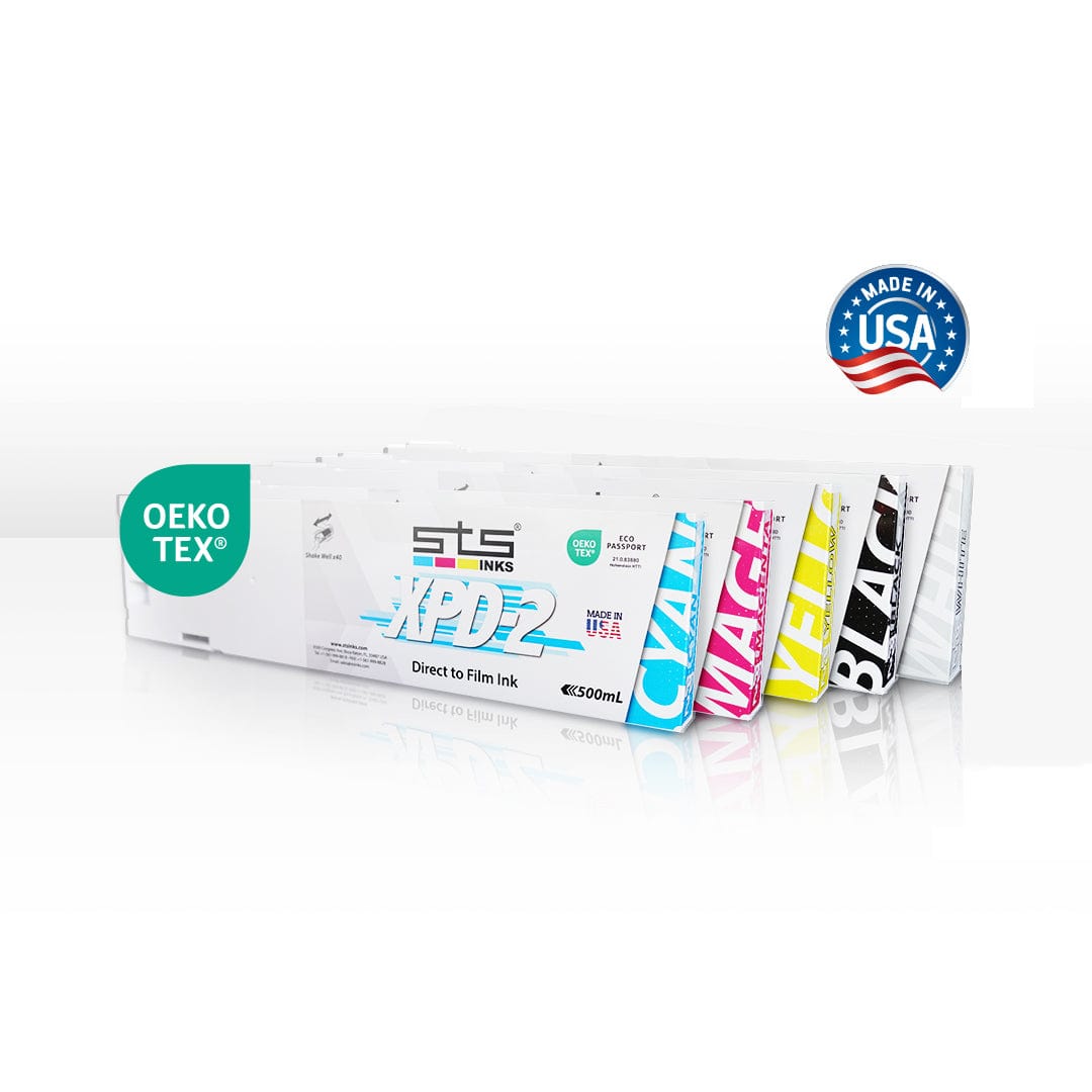 STS Direct to Film (DTF) XPD-924D Ink Cartridges - 500mL | GPI Supplies